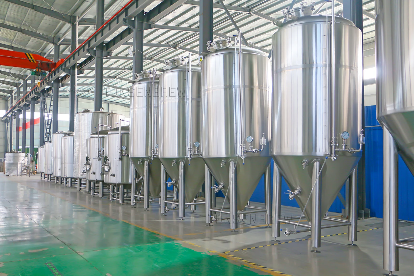 1000L Stainless Steel Fermentation Tanks for Beer Brewing