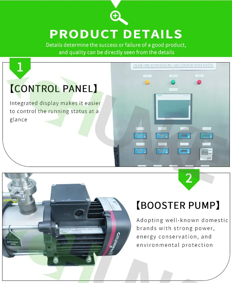 Ro System 1T Edi - Ultra Pure Reverse Osmosis Water Treatment