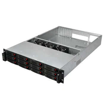 2u High Density Storage Server Chassis With 12 Hotswap Drive Bays 12 ...