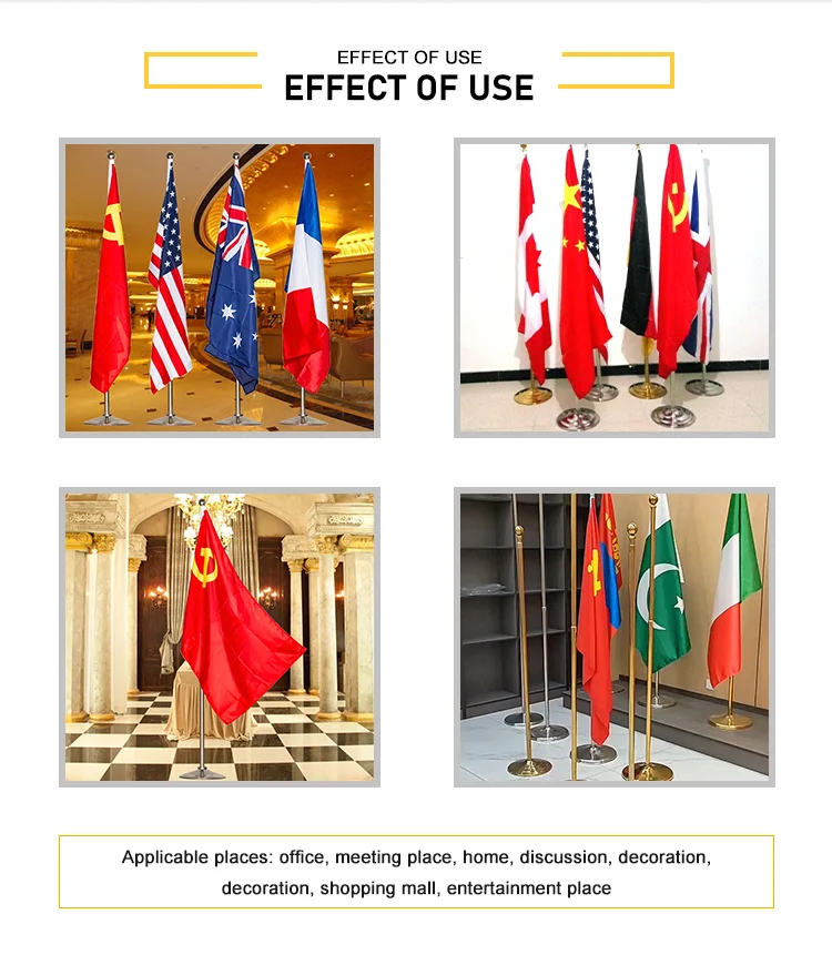 Wholesale 3 Meter Flag Pole Indoor - Office Flag Stands
