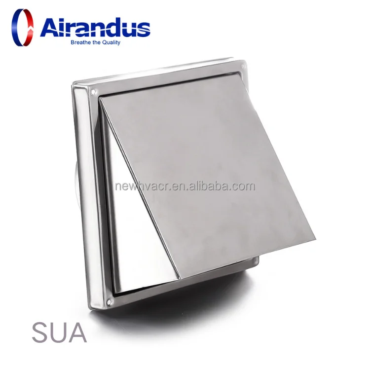 NEW HVACR ELB Aluminum Alloy Brushed Surface Rainproof Louver Rubber ...