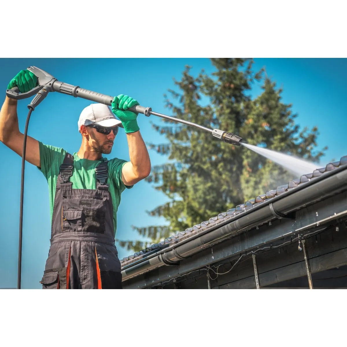 Honfleur High-Pressure Home Use Gutter Cleaner Portable with Flow Test ...