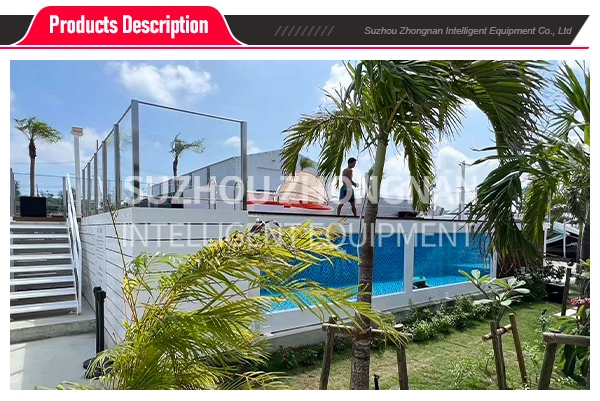 Factory Prefab 20ft 40ft Shipping Container Swimming Pools