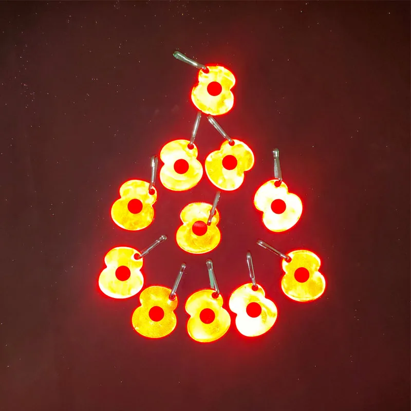 Glow in the Dark Hangers - Hi Vis Keychain Safety Reflectors