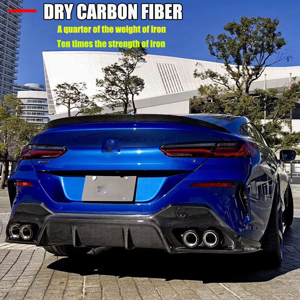 Dry Carbon Rear Bumper Diffuser Lip For Bmw 8series G14 G15 M850i M ...