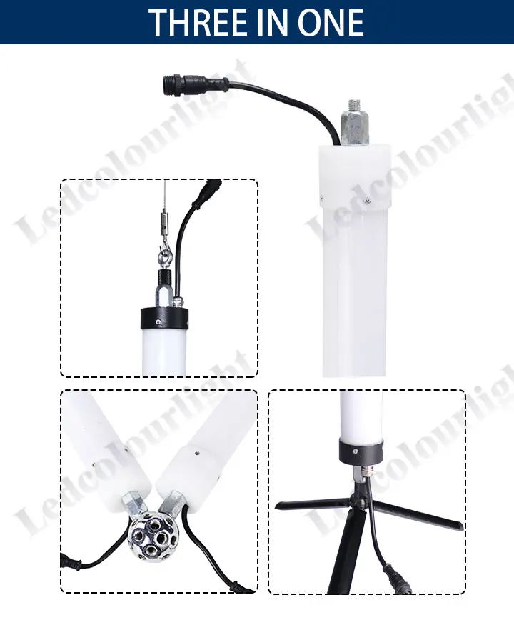 LED Tube Light DMX Color Changing Fluorescent Flexible Tubes