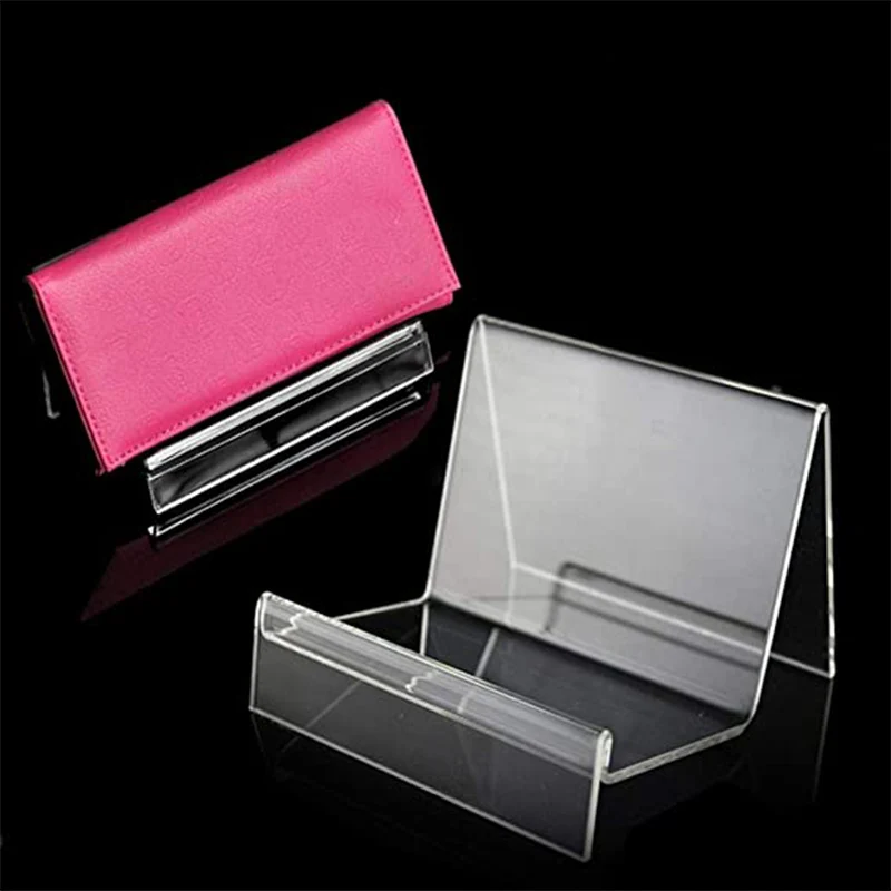 Acrylic Clutch Bag Display Stands - Stylish & Customizable