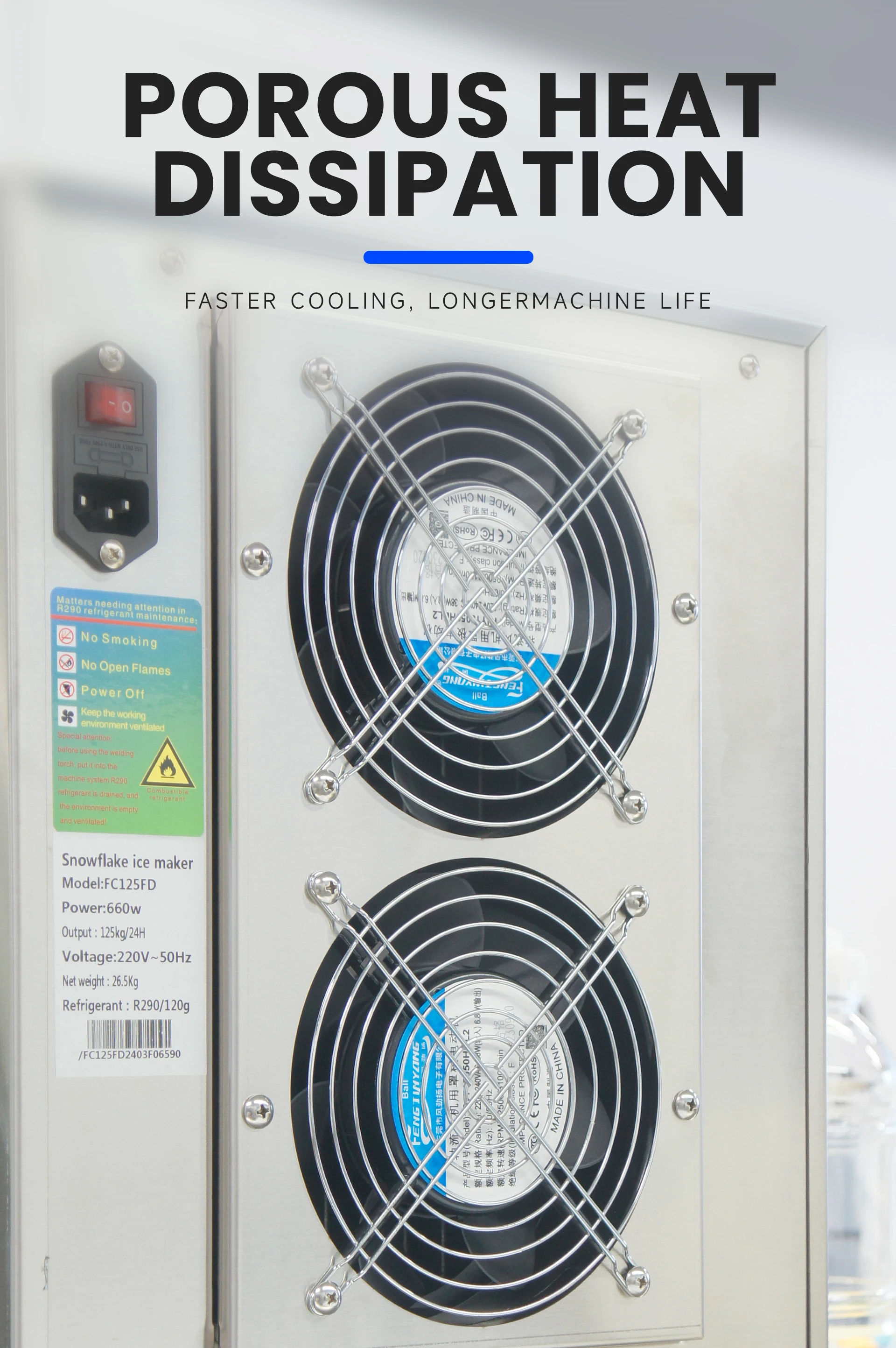 Mini Chocolate Milk Snow Ice Machine Commercial Restaurant Snowflake ...