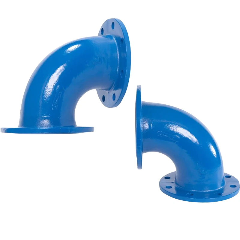 Ductile Iron Flange Fitting Di Double Flanged 90 Degree Bend/elbow Dn80-dn1000 Pipe Fitting Bend ...