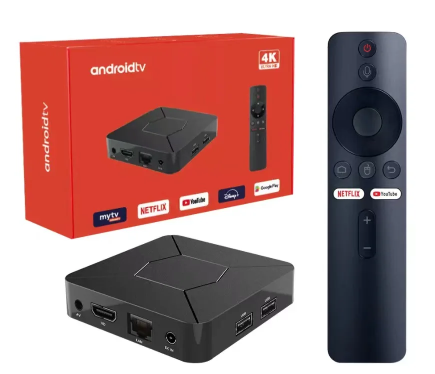 Top Ranking Q5 Atv Android 10.0 Os 4k Smart Tv Box Allwinner H313 Media ...