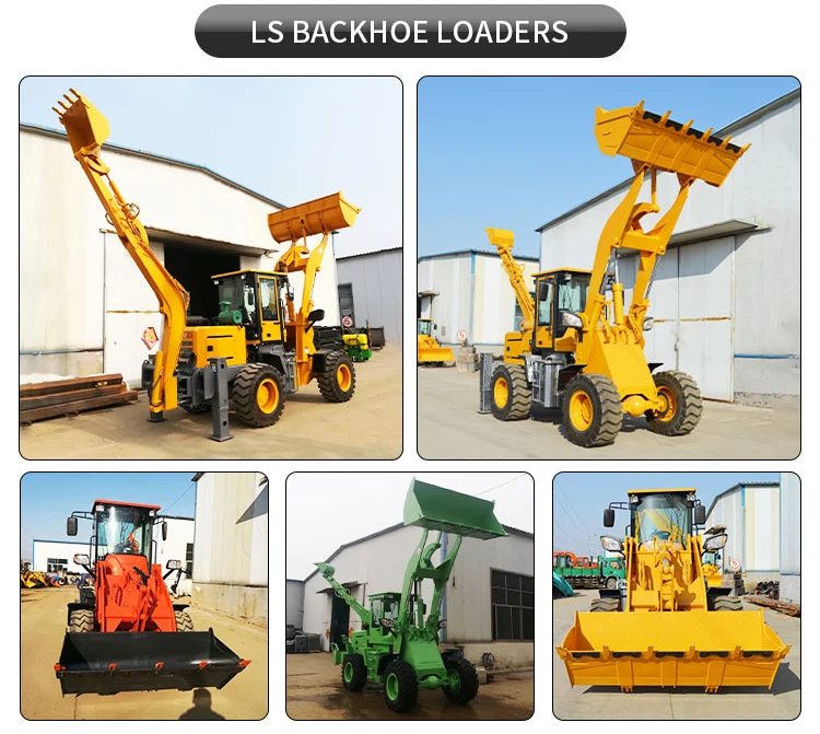 Epa Diesel Engine Backhoe Excavator Loader 4x4 Front Bucket Loader With ...