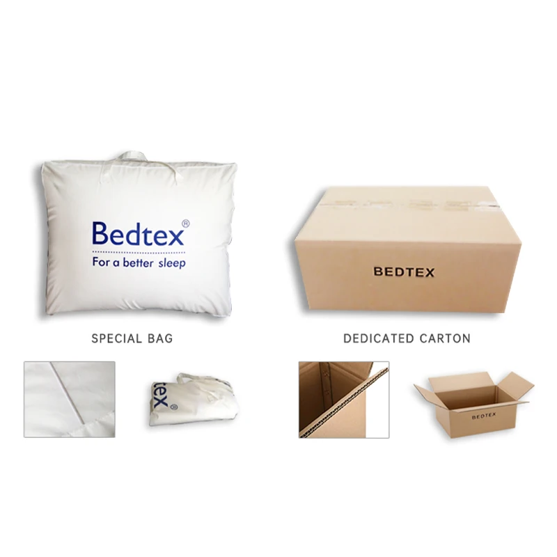 100% Cotton 400 Thread Duvet Insert Goose Down Microfiber Polyester ...