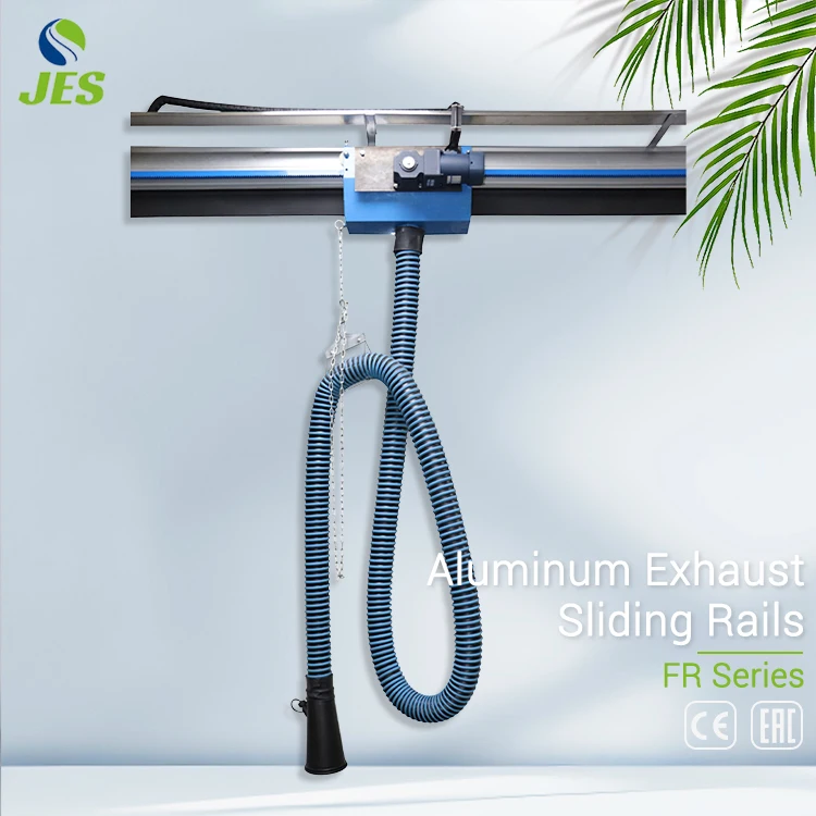 Automatic Electric Slide Rail Fume Extraction Controlled Installation ...