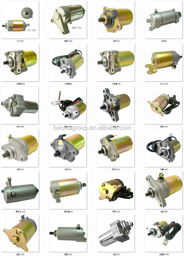 Genuine Haojue Suzuki Baja Motorcycle Starter Motor for BAJAJ 150