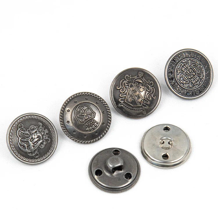 Custom Logo Men Overcoat Brass Clothes Jacket Botton Metal Sewing ...