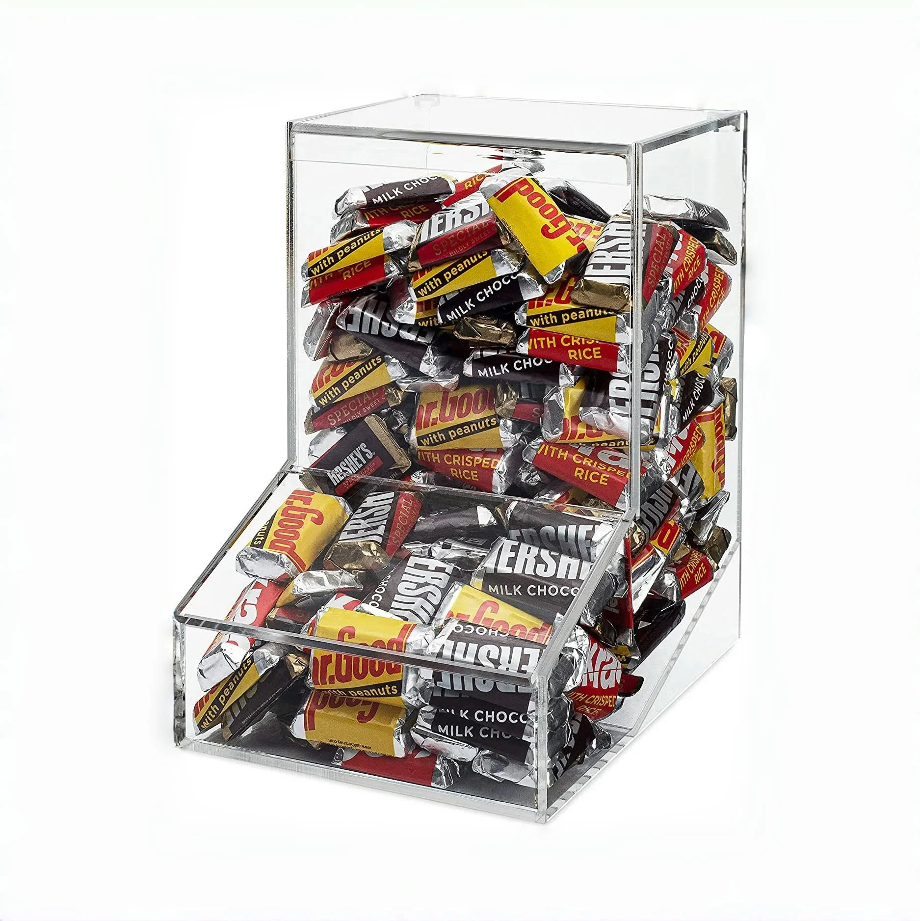 Custom Candy Store Plastic Clear Acrylic Candy Dispenser Box Acrylic ...