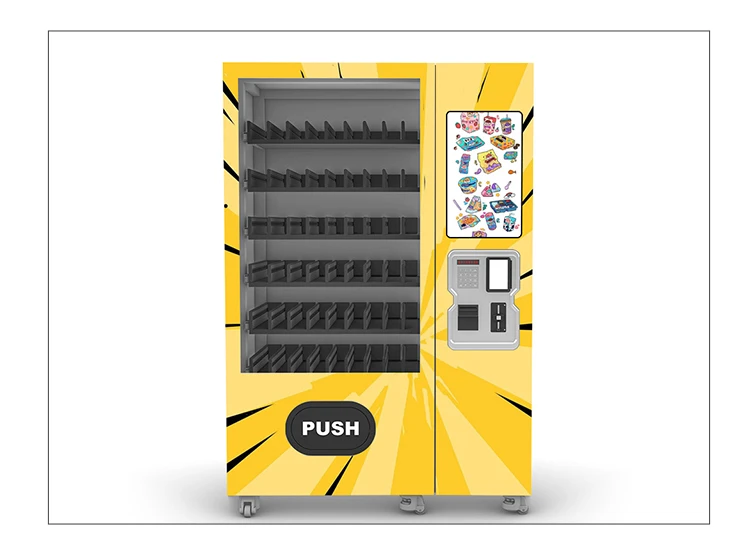 Mechanical Vending Machine Accepts Visa Para Snacks Foods Full ...