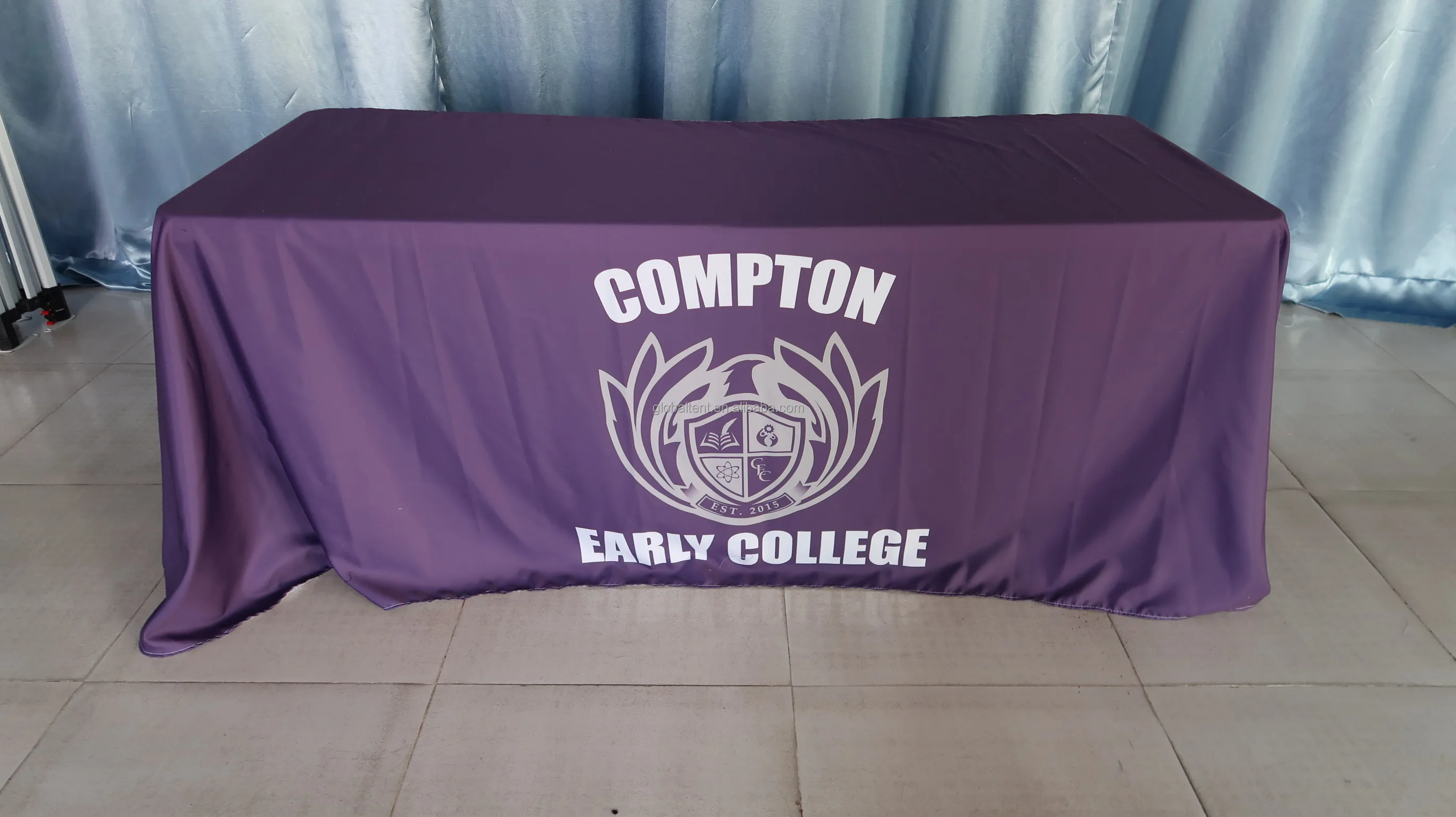 Custom High-Quality Advertising Tablecloth Waterproof Outdoor RPET ...