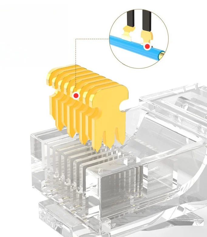 Ethernet RJ45 Connector RJ45 Plug 8p8c Cat5 Cat5e CAT6 CAT6A RJ45 ...