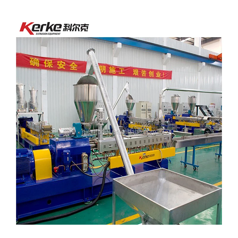 Plc Filament Extruder Pvc Stretch Filmextrusion Screw Extruded Co ...