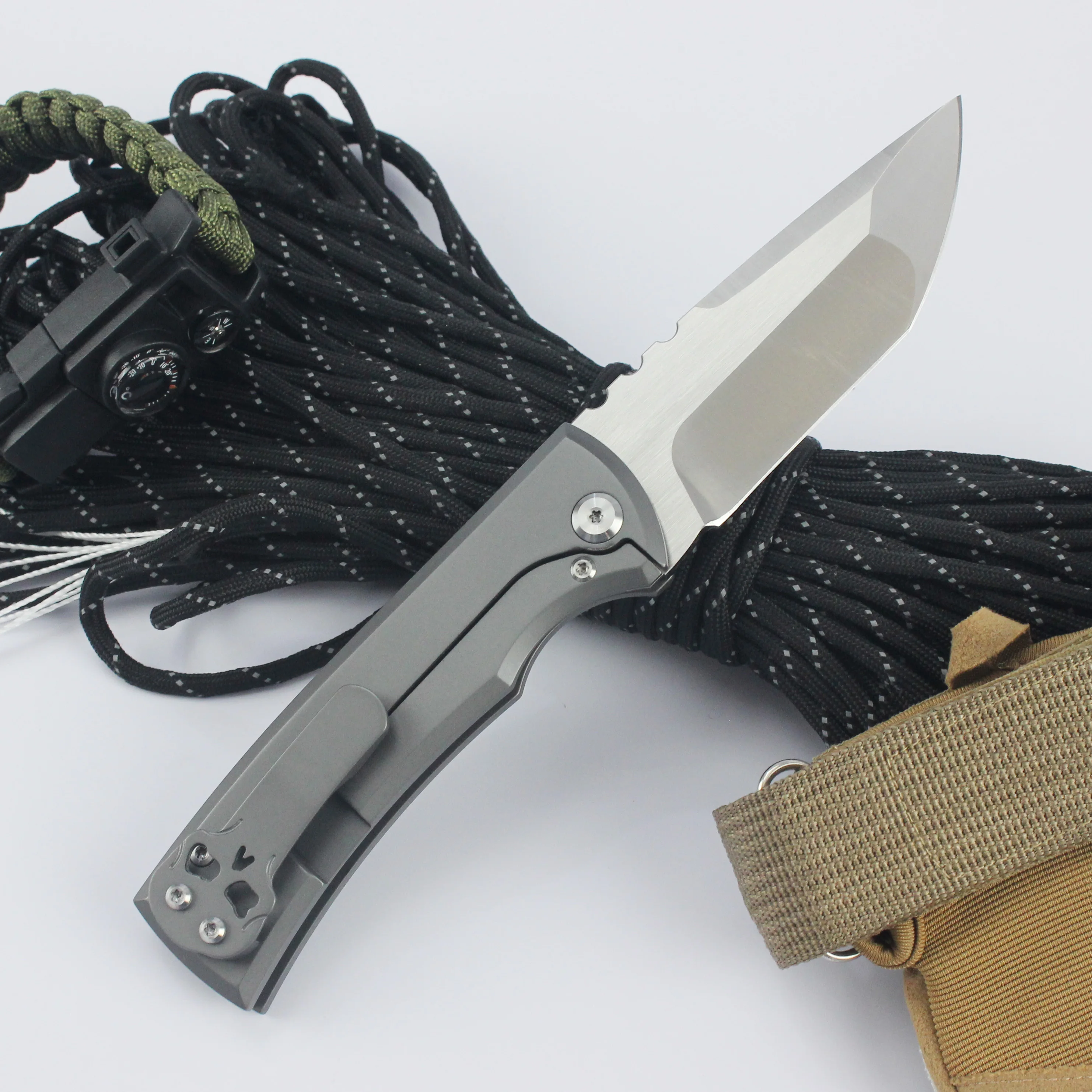 Alibaba.com: Chavez 229 Redeemer VG10 Titanium Alloy Handle Folding ...