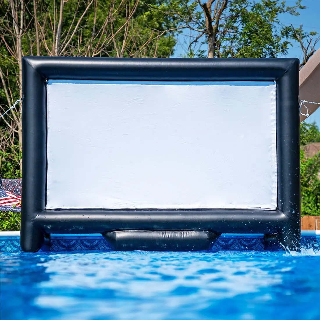 Commercial Inflatable Outdoor Screen Air Cinema Tv Projector Inflatable ...