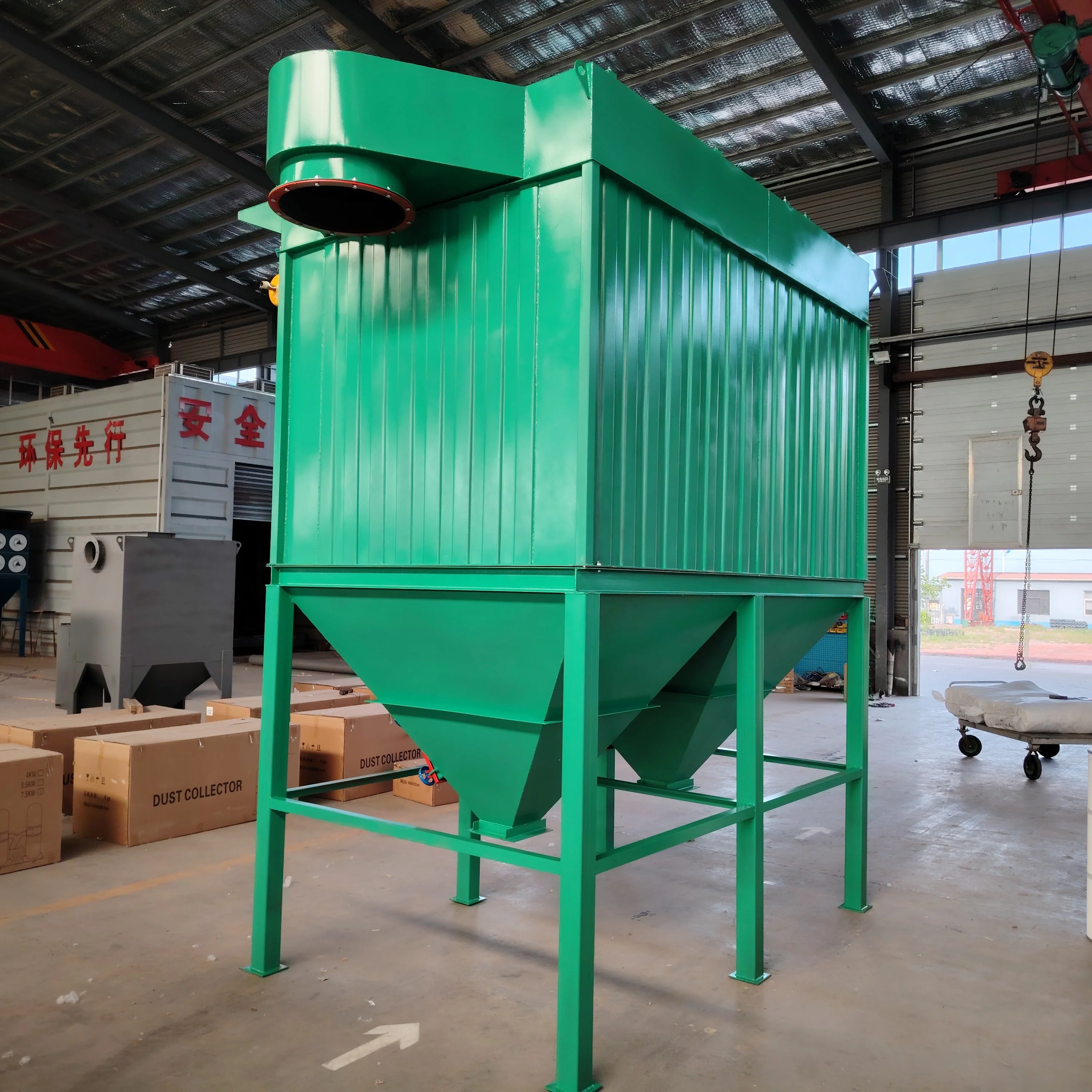 China Factory Bag Filter Dust Collector 99.99% Efficiency PLC Control ...