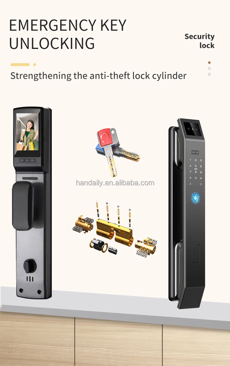 3D Face Recognition Smart Door Lock - Secure & Convenient