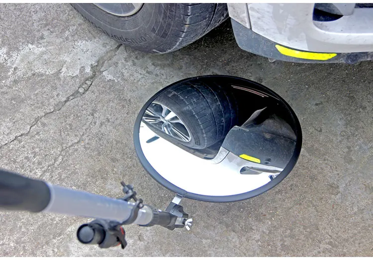 22cm Acrylic Telescopic Convex Mirror Under Vehicle Inspection Safety ...