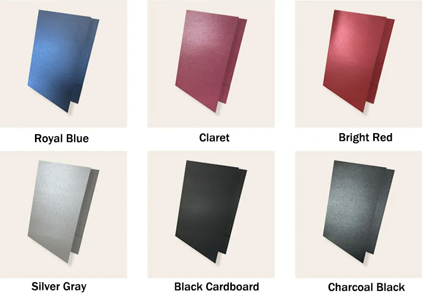 Custom Waterproof Cardboard A4 Presentation Paper Business File Folder ...