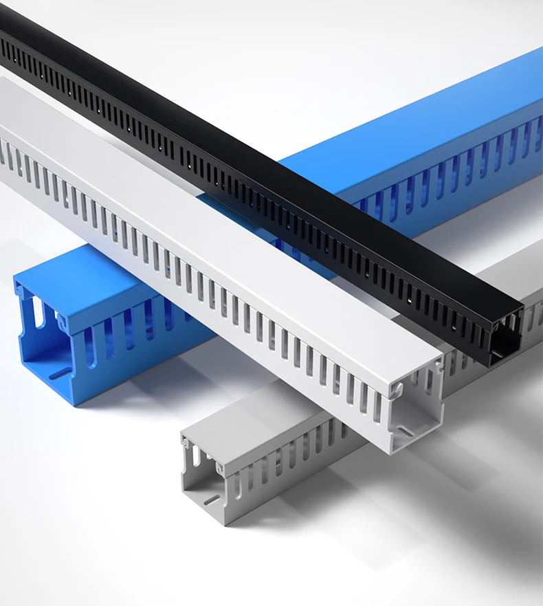 Umweltfreundliche Trench Cable Cover Pvc 25*40mm Kabelkanal Geschlitzt ...