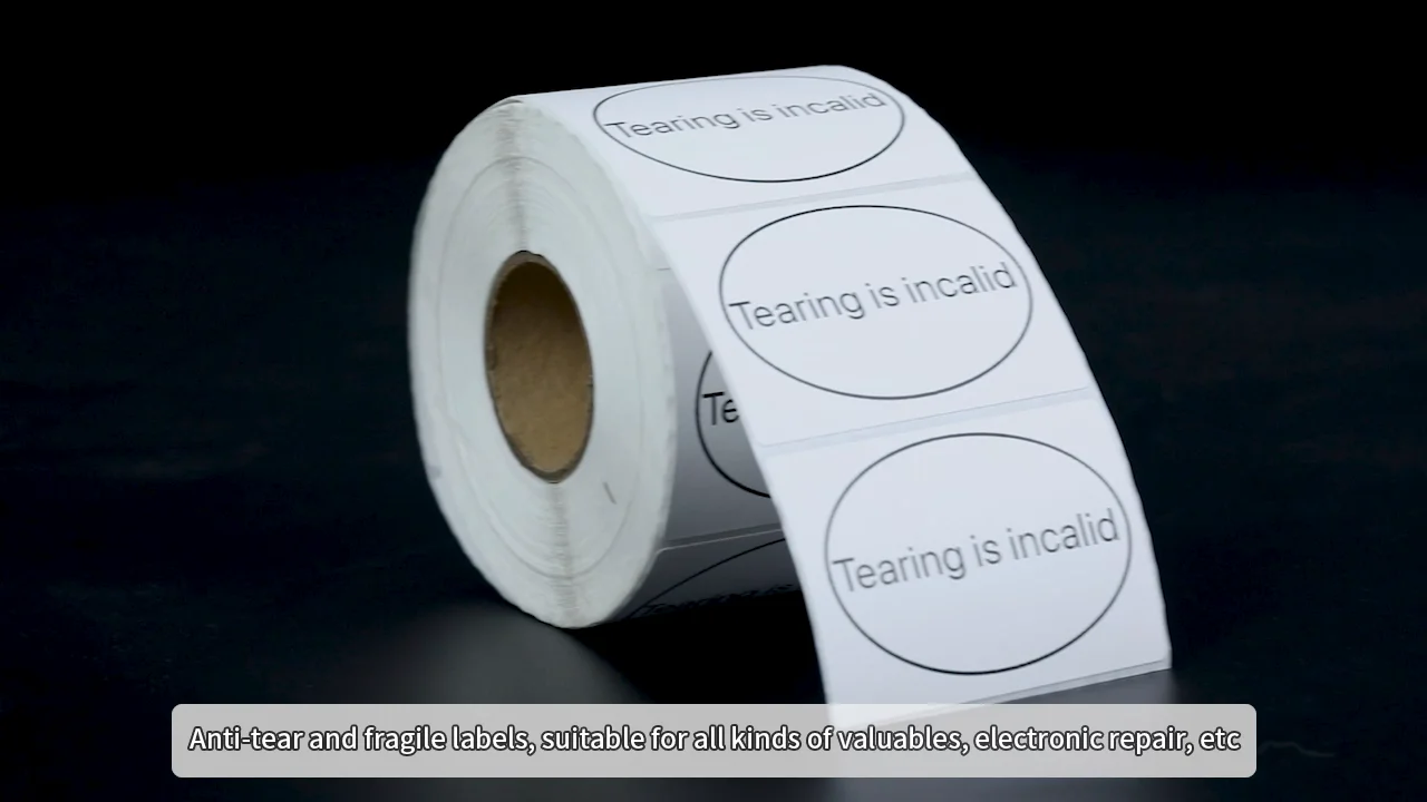 Custom Egg Shell Sticker Waterproof Self-adhesive Stamper Evident Void ...