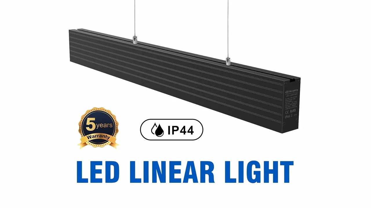 Custom Indoor Batten Lamp Aluminium 20w 40w 50w 60w Led Linear Light ...