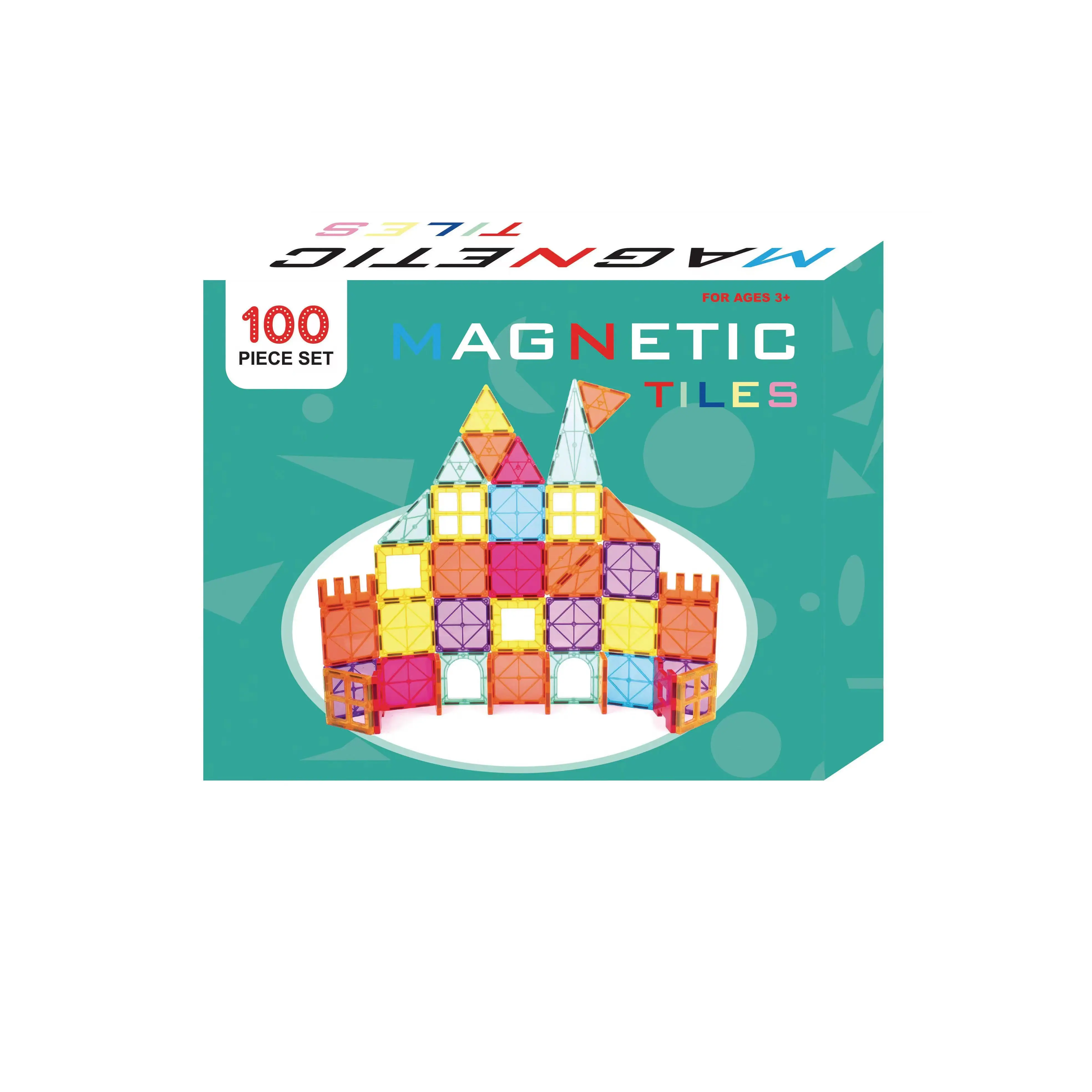 Gift Sets Star Magnetic Tiles 100pcs Set Including One Car Building ...