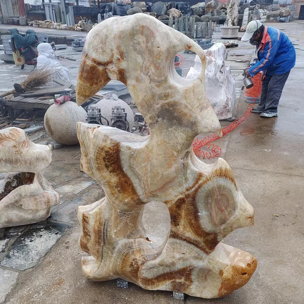 Landscape Marble Onyx Natural Stone Rocks| Alibaba.com