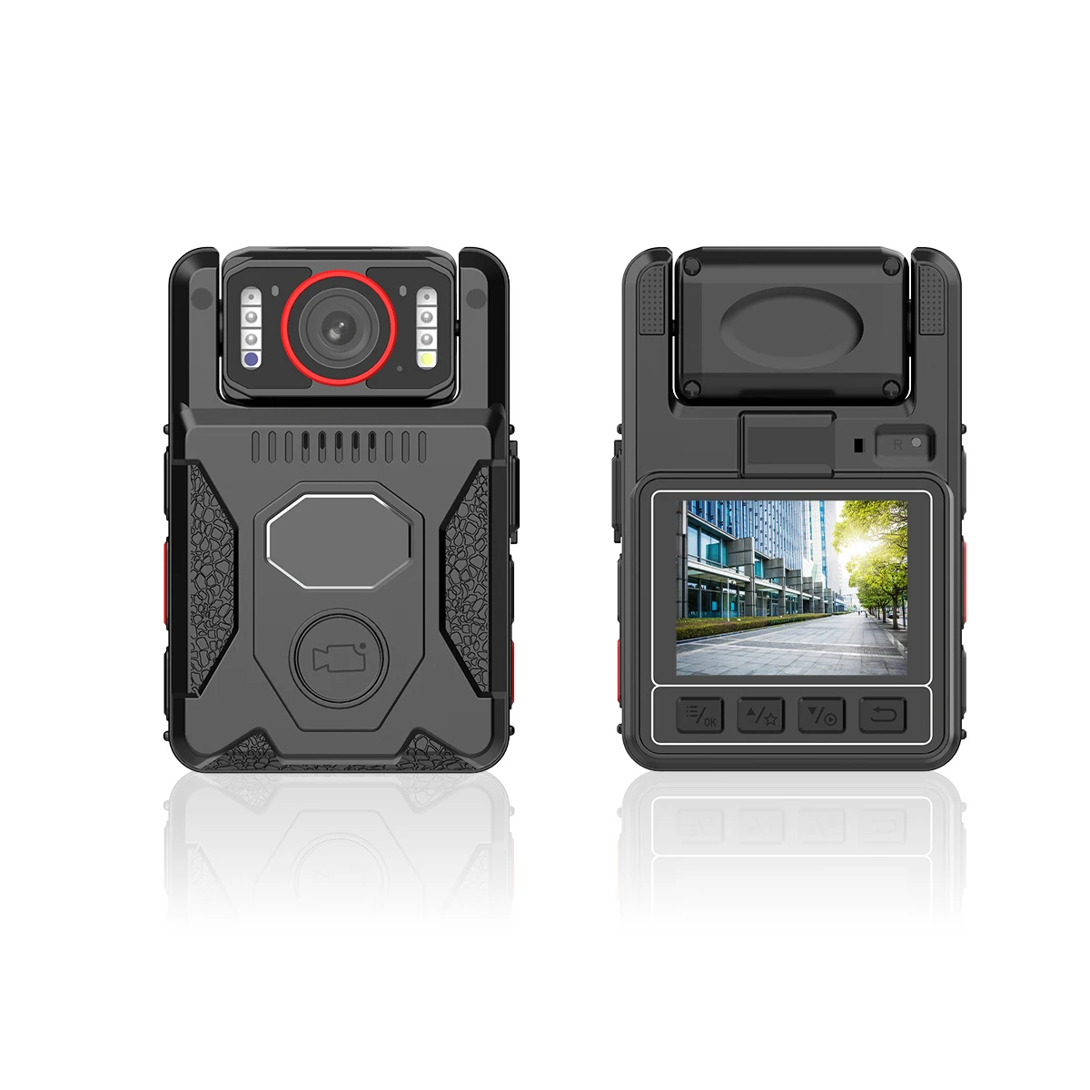 Newest 4k 40mp Uhd Body Worn Camera 180 Degree Rotate Lens 2.0 Inch ...