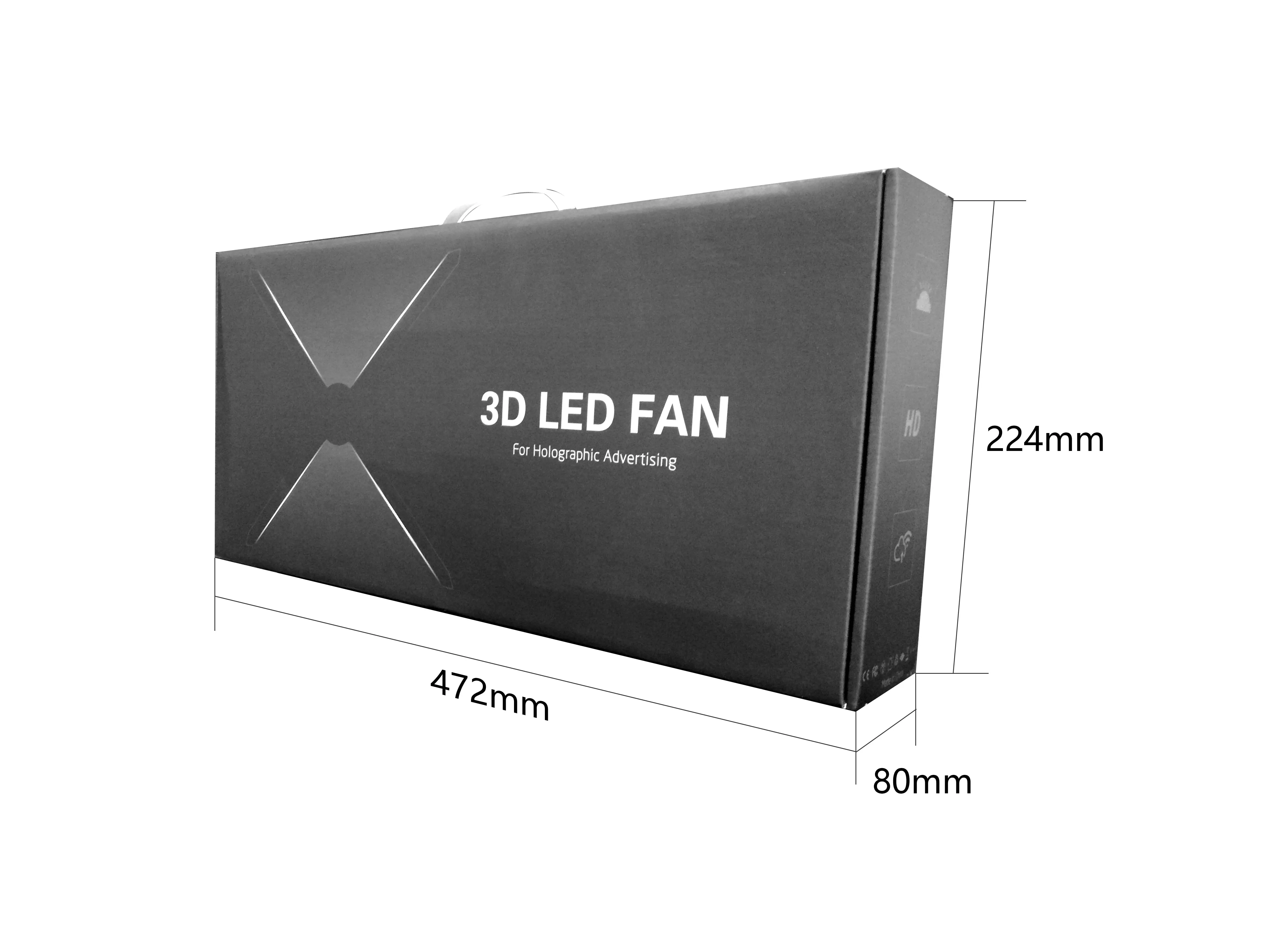 3d Holographic Led Fan Display Z3h With High Resolution Video And Image ...