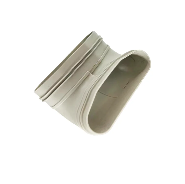 Fresh air system shield tunneling ground supply flat pipe 90 degree ...