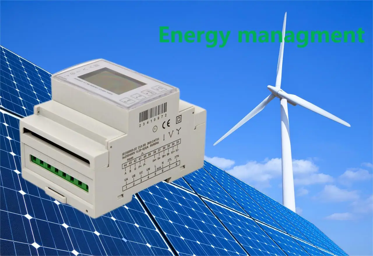 Three Phase Tuya Wifi Multi Tariff Digital Indirect Connect Meter