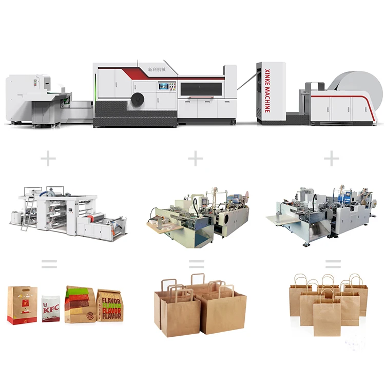 Kraft Paper Bag Making Machine - Low Cost & High Efficiency