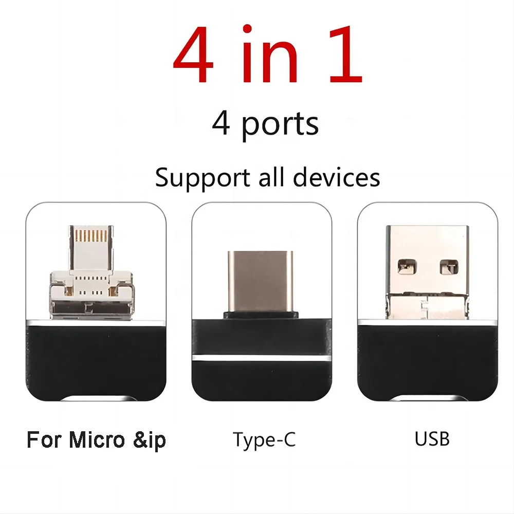 4 in 1 USB Flash Drive - High Speed & Versatile Storage