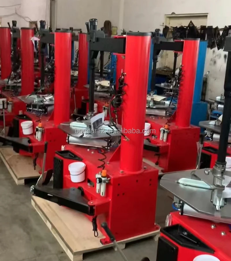 Full Automatic 24" Lean Back Tire Changer & Tire Balancer Combo Swing ...