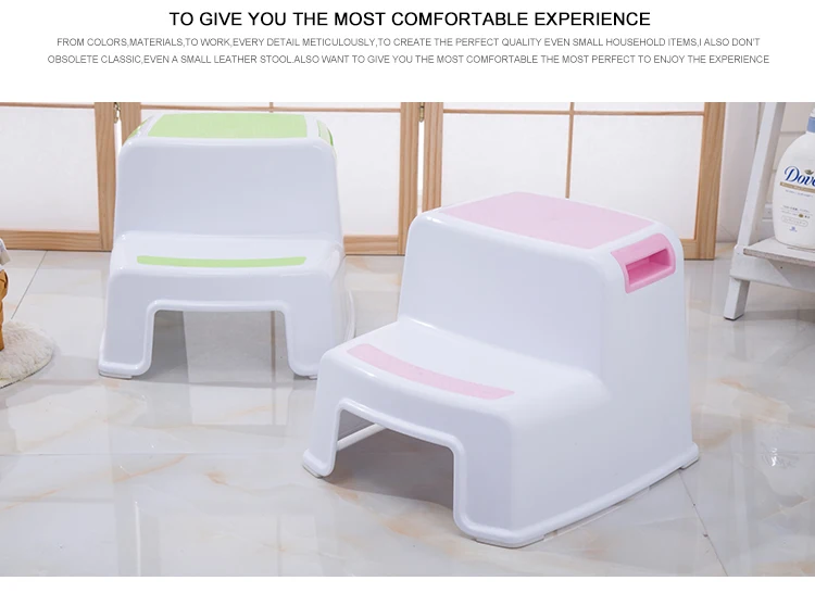 Colorful Removable Two Step Anti Slip Stepping Baby Step Stool - Buy ...