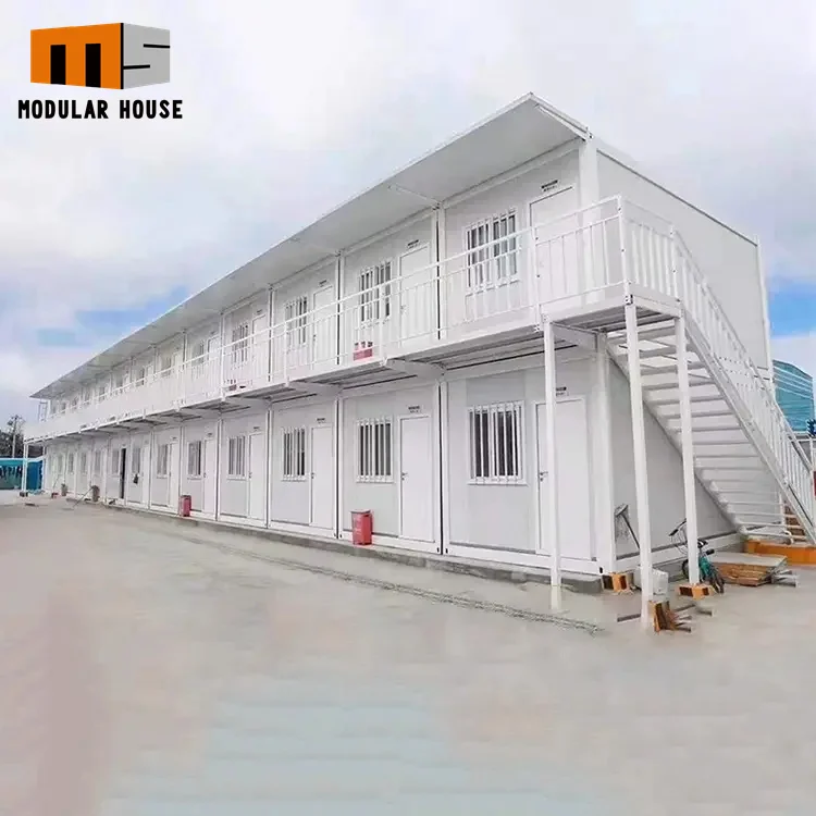 Cheap Portable Quick Assembly Fully Prefabricated Living Home Unit Villa Prefa Buxury Container ...