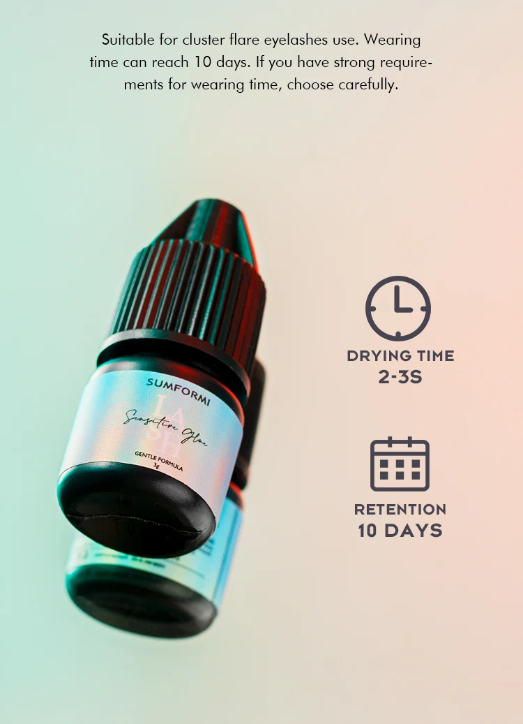 Sumformi Customize Private Label Water Proof Super Bond Eyelash Cluster ...