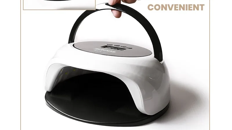 Powerful Nail Dryer 75w Fast-curing Led Uv Nail Lamp Portable Handle ...