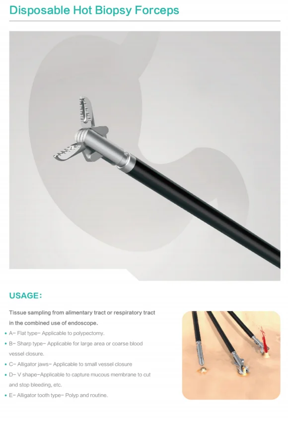 Endo Single Use Disposable Biopsy Forceps Buy Disposable Biopsy