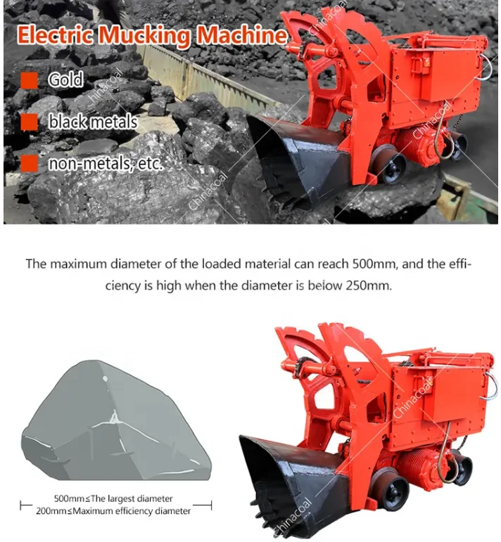 ZQ-26 Pneumatic Mucker Rock Loader - Efficient & Durable