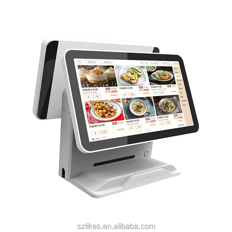 Lks-pos818 Single Or Dual Displays 15 Inch All In 1 Touch Screen Pos Terminal - Buy Touch Screen ...