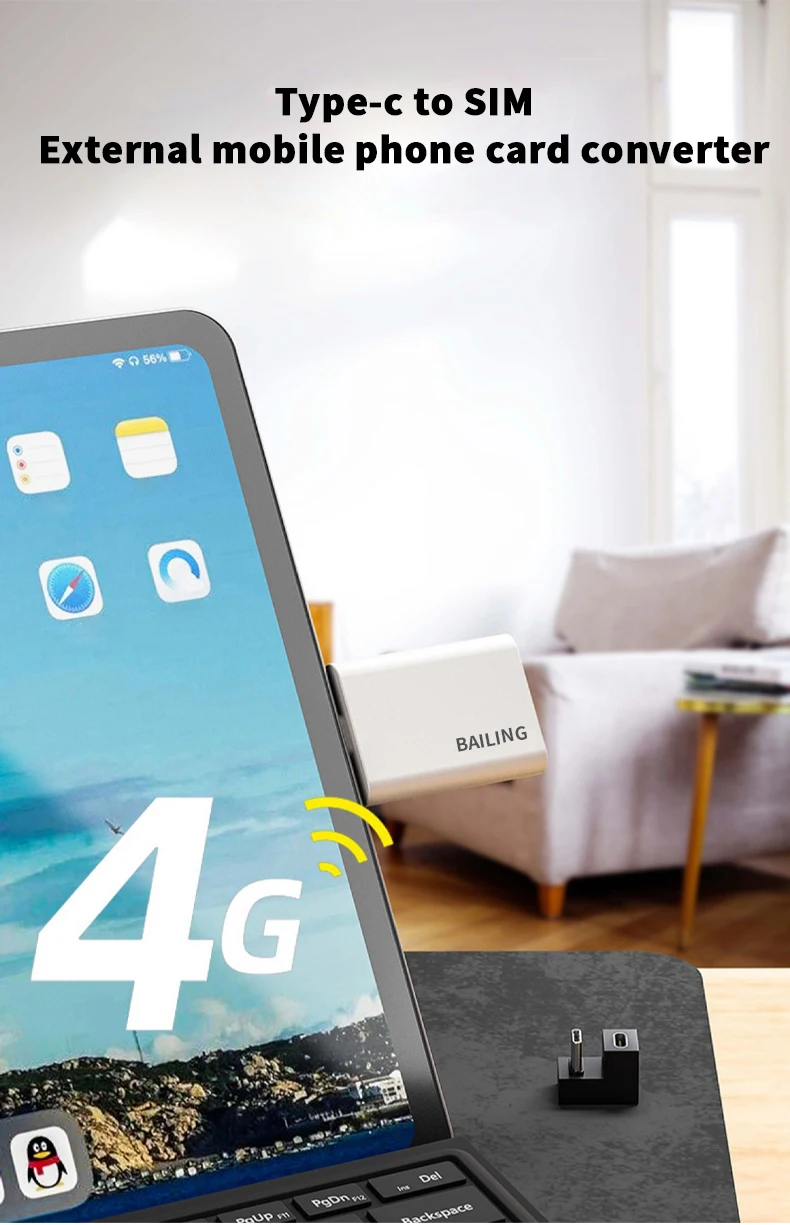 Mini Usb Dongle 4g Network Card Sim Card Converter 4g Lte Dongle - Buy ...